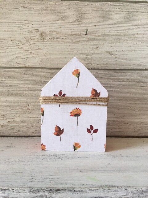 Fall Mini Wood House Block/Fall Tier Tray Decor/Wood Block House/Fall ...