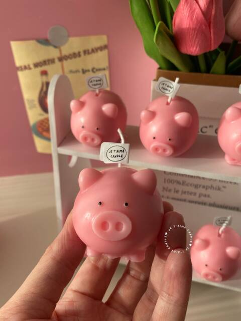 Piggy Bank Candle - Piggy For Girls, Cute Piggy, Home Desk Decor ...