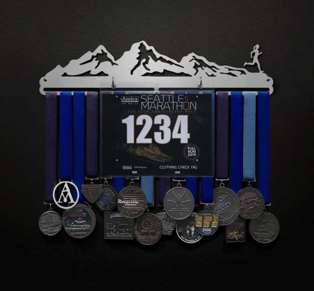 Mountainscape - Original Version Male Or Female Mountain Runner Bib ...