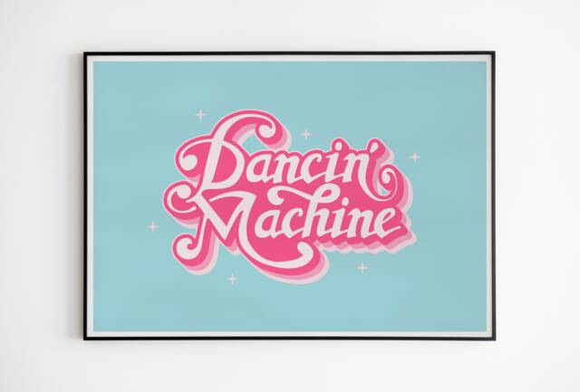 Dancing Machine - Jackson 5 Soul Train Lyrics Music A3 A4 A5 Wall Art ...