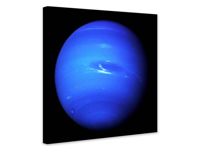 Neptune Planet - Space Wall Art Wrapped Framed Canvas Rolled Photo ...