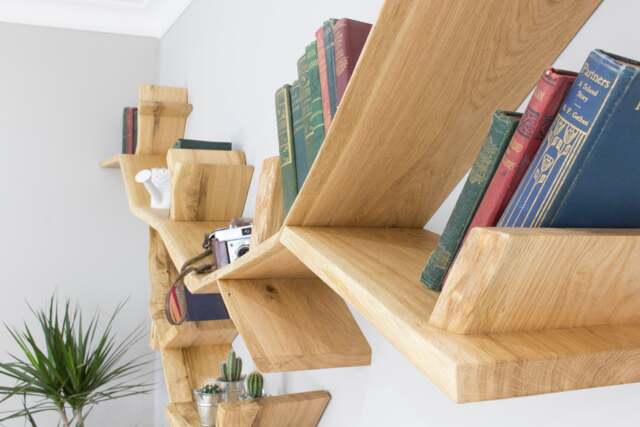 Solid Oak Tree Bookshelf Branch Shelf, Nursery Decor by Etsy | ufurnish.com