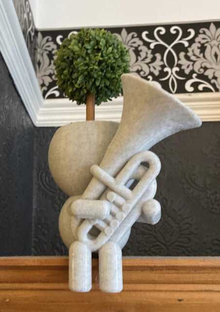 "Tuba Player Gift Succulent Planter ""Wee Jimmy Tubasaurus" by Etsy ...