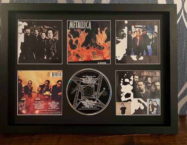 Metallica - Load Cd Wall Display Frame Not Included by Etsy | ufurnish.com