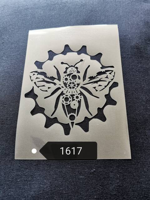 Steampunk Style Stencil, Flexible, Reusable, 125Mic, Wall Decor, Home ...