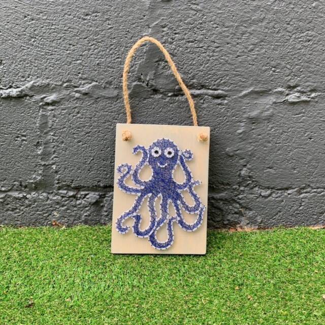Octopus String Art, Wall Home Decor, Sea Creatures by Etsy | ufurnish.com