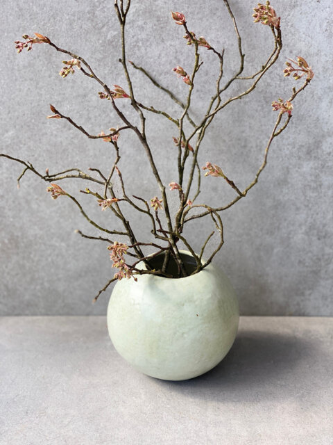 Ball Vase, Ceramic. 13 cm. Flower Ball by Etsy | ufurnish.com
