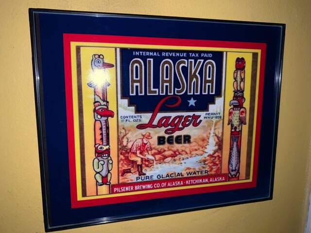 Alaska Lager Beer Bar Framed Advertising Print Man Cave Sign by Etsy ...