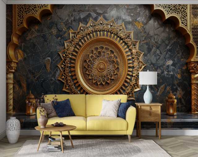 Arabian Nights Decoration Islamic Arches Gift, Art Print Photomural ...