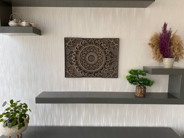 Wooden Mandala Wall Art, Unusual Design Gift, Wonderful Large Unique ...