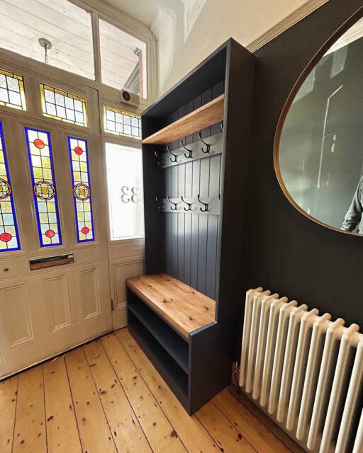 Boot Room Hallway Bench, Painted Monks Shoe Storage, Coat Rack by Etsy ...