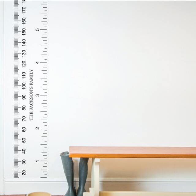 Personalised Ruler Wall Sticker - Growth Chart Kids Height by Etsy ...