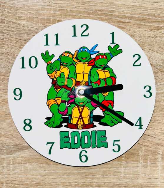 Personalised Wall Clock - Character Design. Made To Order by Etsy ...