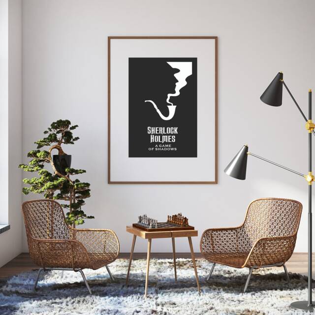 Sherlock Holmes - Sherlock, Wall Art, Metal Decor, Art by Etsy ...