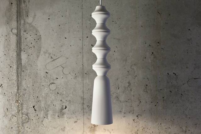 Plaster Pendant Light - Sculptural Modern Contemporary Plaster by Etsy ...
