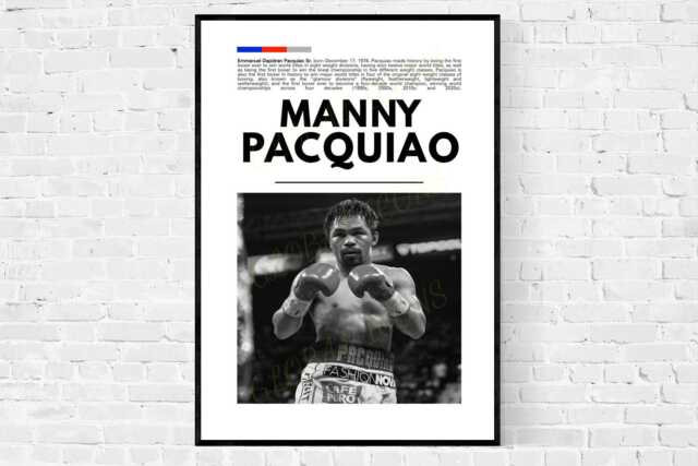 Manny Pacquiao Print, Poster, Boxing Posters, Prints by Etsy | ufurnish.com