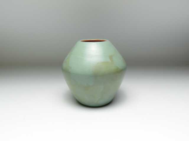 Small Angular Ceramic Vase Wheel Thrown Earthenware Pottery With ...