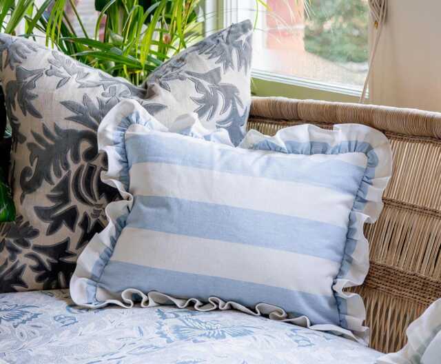 Our New Take On The Beautiful Handmade Ruffled Cushion Cover in ...