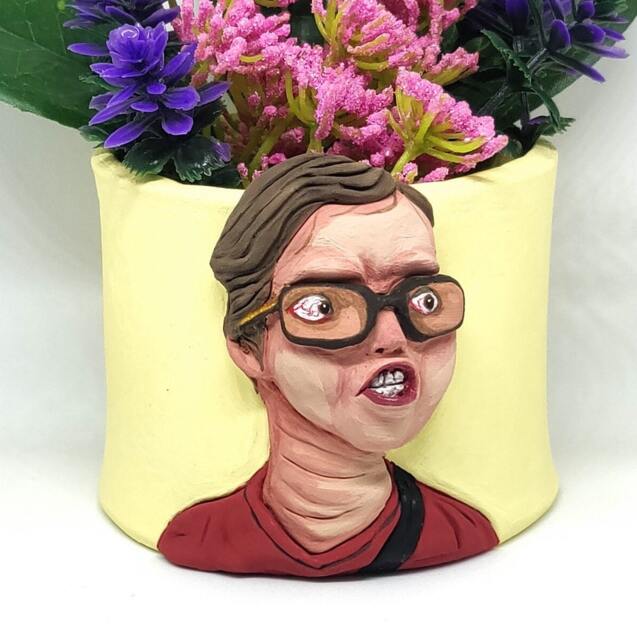 Triggered Meme Pot - Quirky Small Plant Pot, Weird Pottery, Gift ...