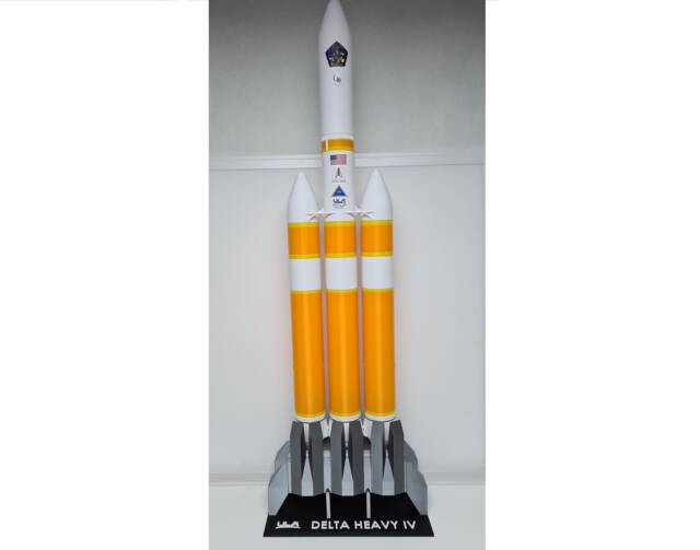 Delta Iv Heavy Ula Model Rocket 1144 Scale Assembled & Kit 500mm Nrol ...