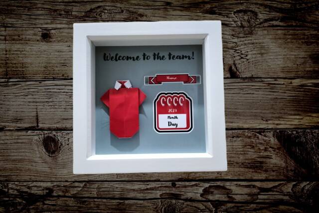 Personalised Framed Origami Baby Gift - Liverpool by Etsy | ufurnish.com