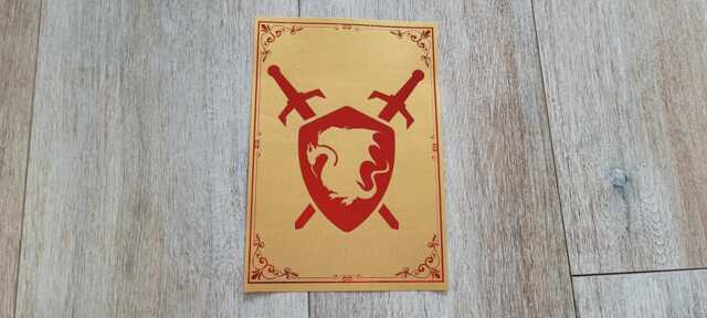 Merlin - Pendragon Crest Foil Print by Etsy | ufurnish.com