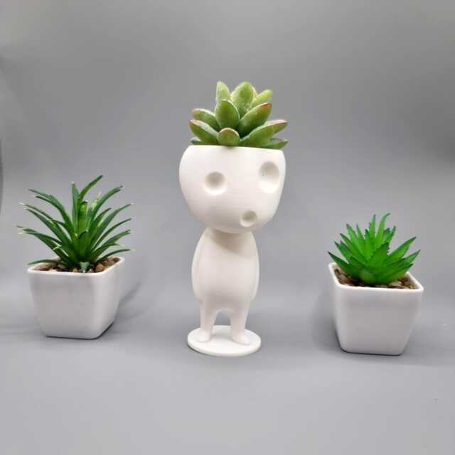 Standing Kodama Planter - Studio Ghibli Inspired Princess Mononoke ...