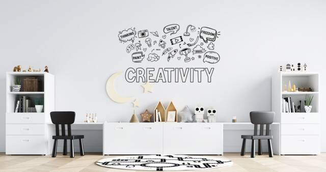 Creativity Wall Decal, Classroom Wall Decal, Office School Office Decor ...