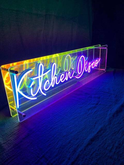 Kitchen Disco Infinity Led Neon Light/Sign Lighting Wall Art by Etsy ...