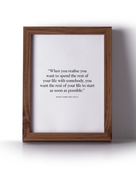 When Harry Met Sally, Movie Quote, Wall Print, Home Decor, Art, Quote ...