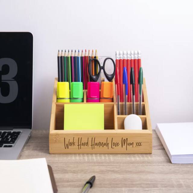 Personalised University Room Desk Tidy by Etsy | ufurnish.com