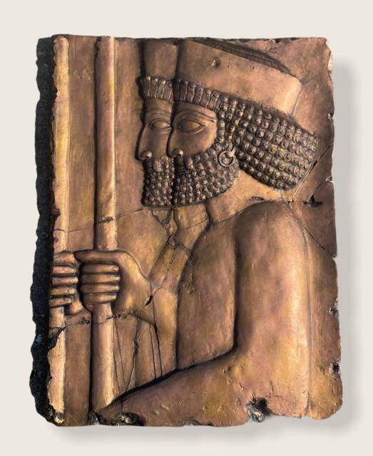 Assyrian Guards Of The Persian Empire Wall Sculpture Cataphract Palmyra ...