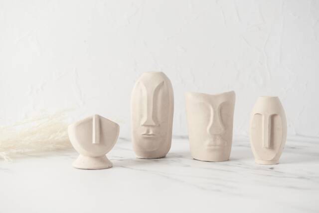 Concrete Easter Island Statues, 3D Moai Sculpture, Moai Statue, Great ...