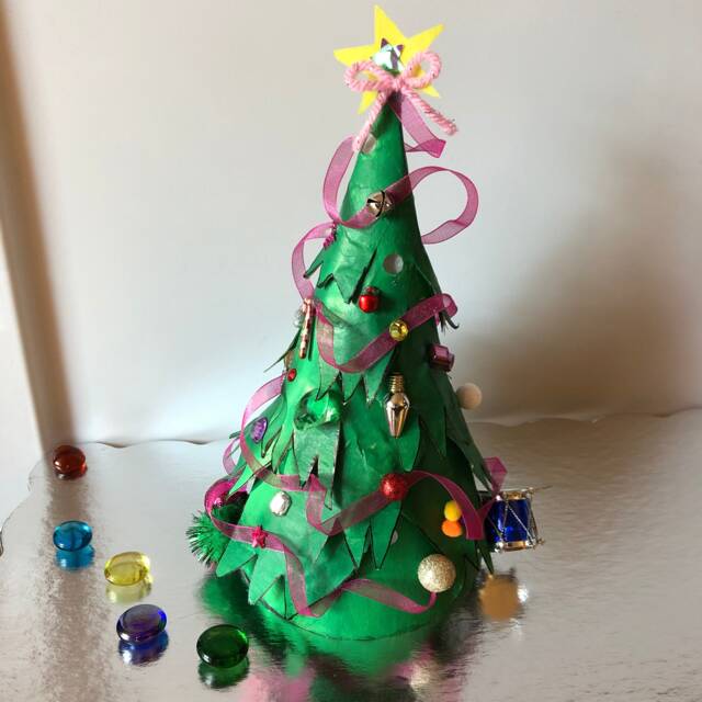 Whoville Christmas Tree, Grinch Tree, Paper Mache, Retro Decoration by ...