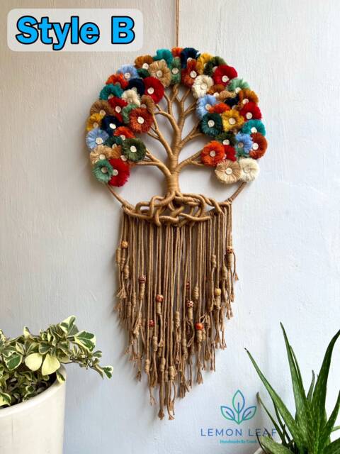 Tree Of Life Macrame Wall Hanging Boho Home Decor by Etsy | ufurnish.com