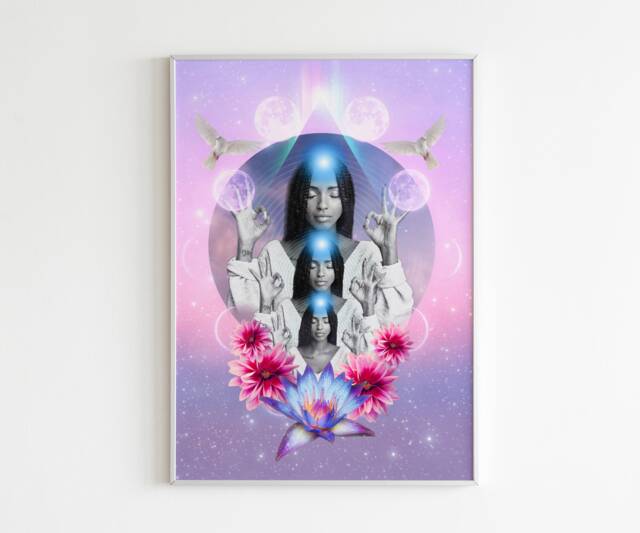 Inner Peace Is A State Of Mind Art Print - Good Vibrations Conscious ...