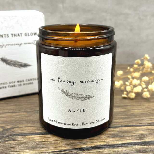 In Loving Memory Of Remembrance Scented Gift Candle, Sympathy Gift ...