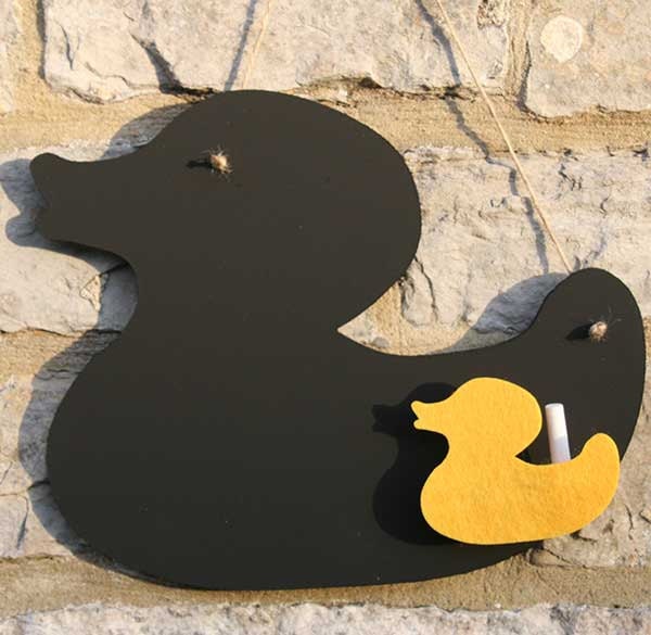 Chalk Blackboard Rubber Duck Shape For Memos Notes & Home Decor by Etsy ...