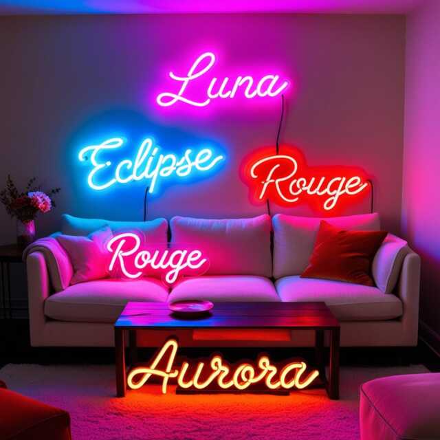 Custom Neon Sign - Personalized Name Led Lights Signs Wall Decor Home ...