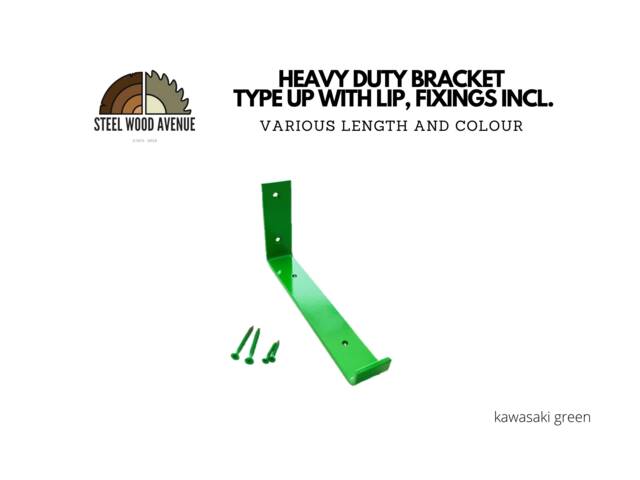 Kawasaki Green Metal Shelf Bracket Heavy Duty Powder Coated Steel ...