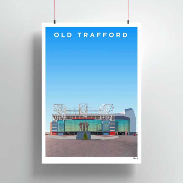 Old Trafford Stadium Print by Etsy | ufurnish.com
