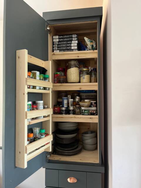 The Loughton Handcrafted Bespoke Custom Made To Order Pantry Larder ...