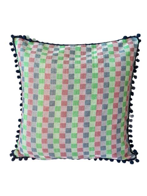 Checkered Inabel Pillow Cover From Philippines by Etsy | ufurnish.com