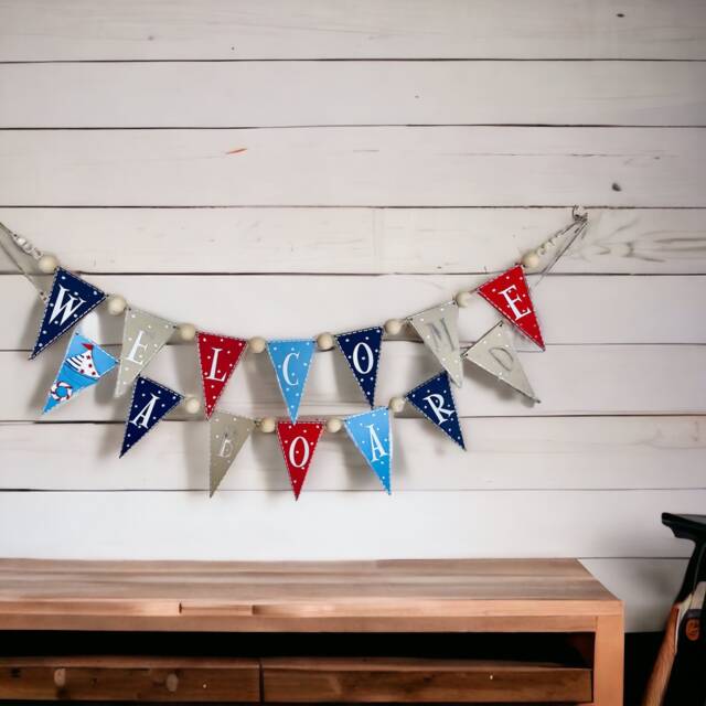 Bunting, Sail Boat Nautical Decor, Beach Theme, Summer House, House ...