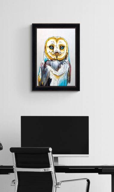 Barn Owl By Micqaela Jones, Native Art, Indigenous Art by Etsy ...