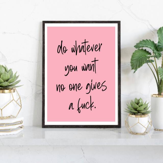 Typography Art, Inspirational Typography, Quote Art Print, Modern ...