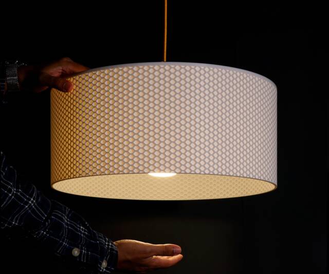 Large Hive Drum Pendant Light Modern Art Deco Ceiling Lighting - W50cm ...