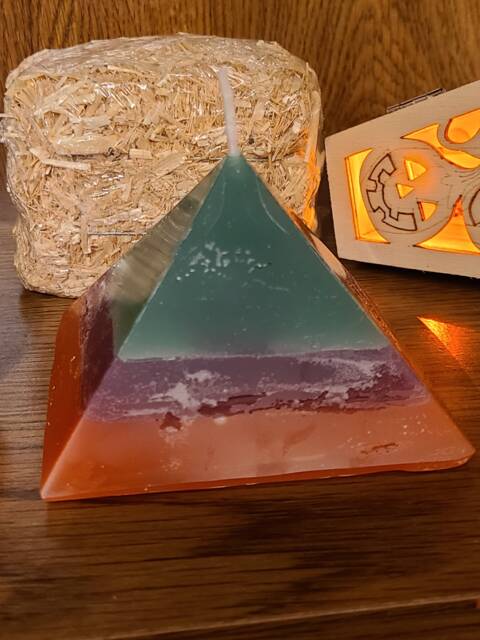 Spirit Of The Season, Hidden Treasure, Secret Scented, Pyramid Candle ...