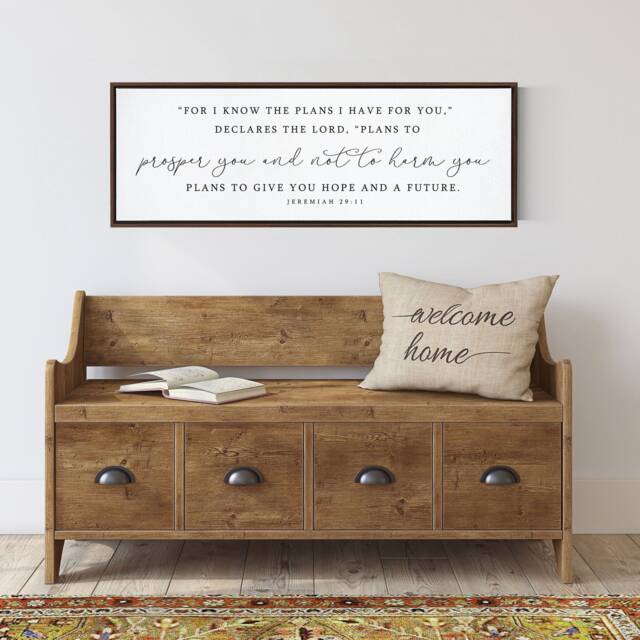 For I Know The Plans Have You- Scripture Sign - Scripture Wall Art ...