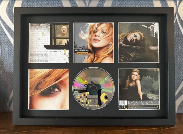 Kelly Clarkson - Breakaway Cd Wall Display Frame Not Included by Etsy ...
